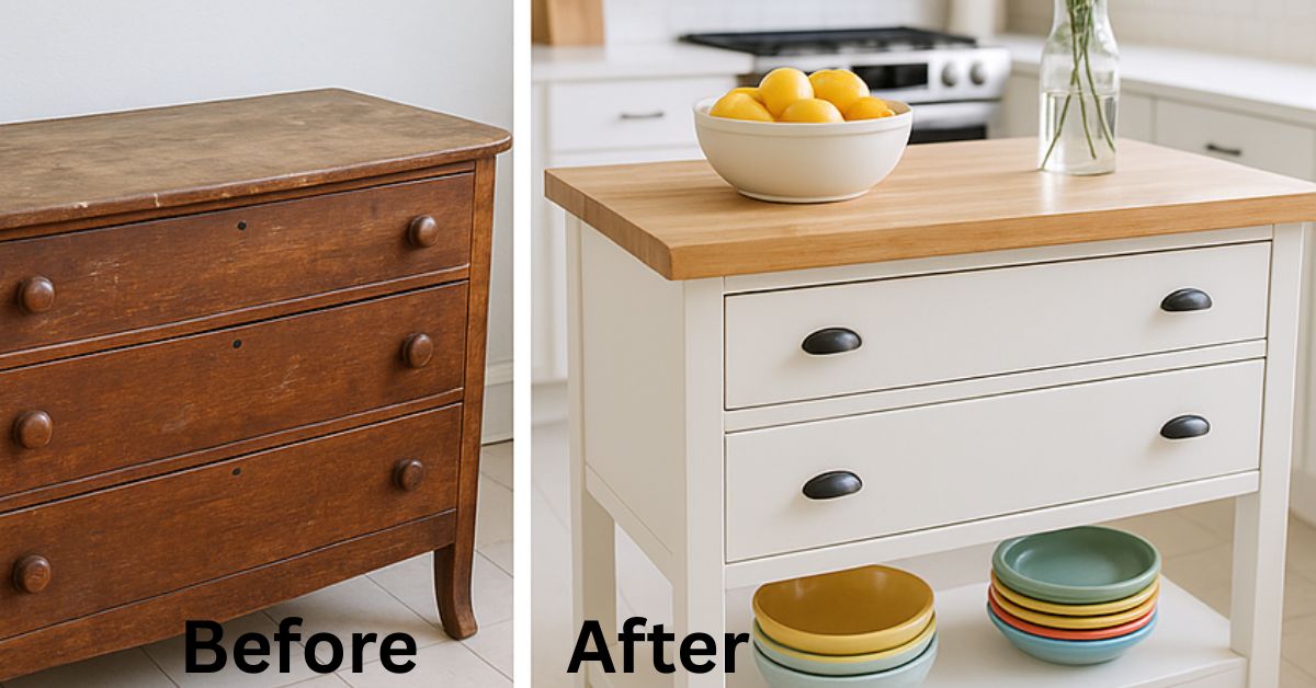 Stunning way to turn a Dresser into Kitchen Storage | 6 Steps to ...